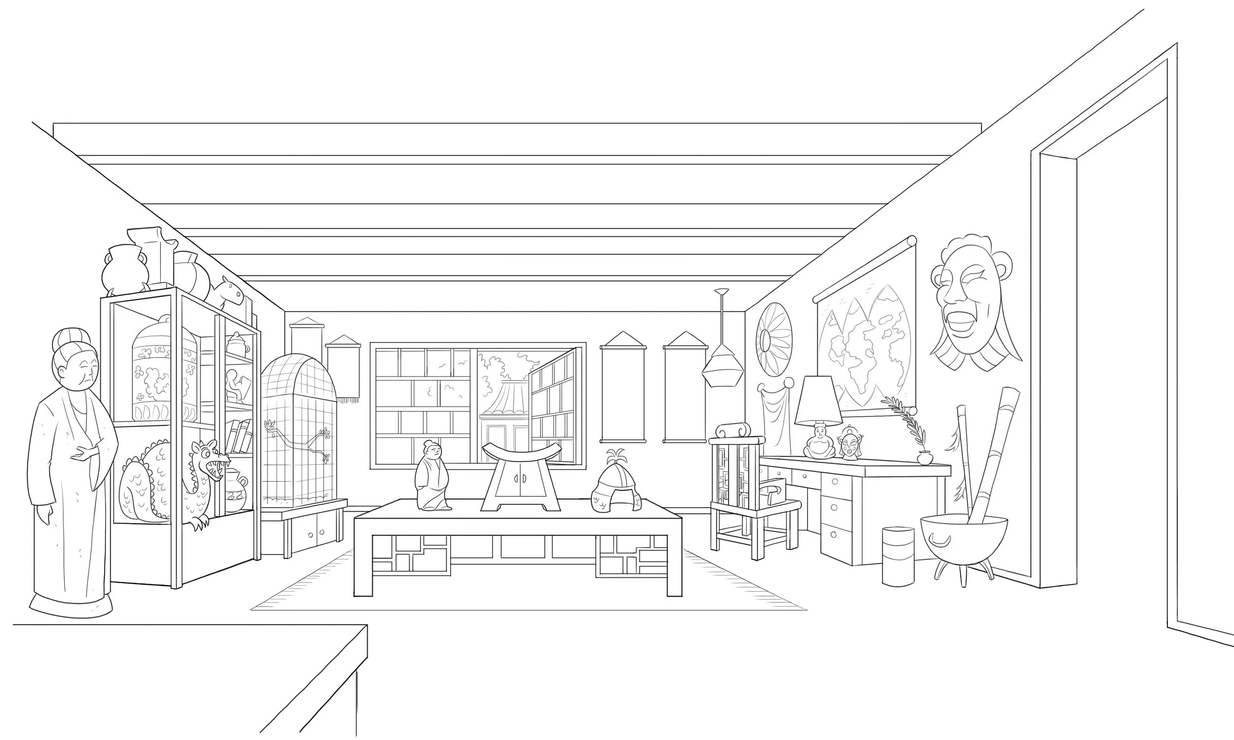 Character/Background Design — Rick Ritter