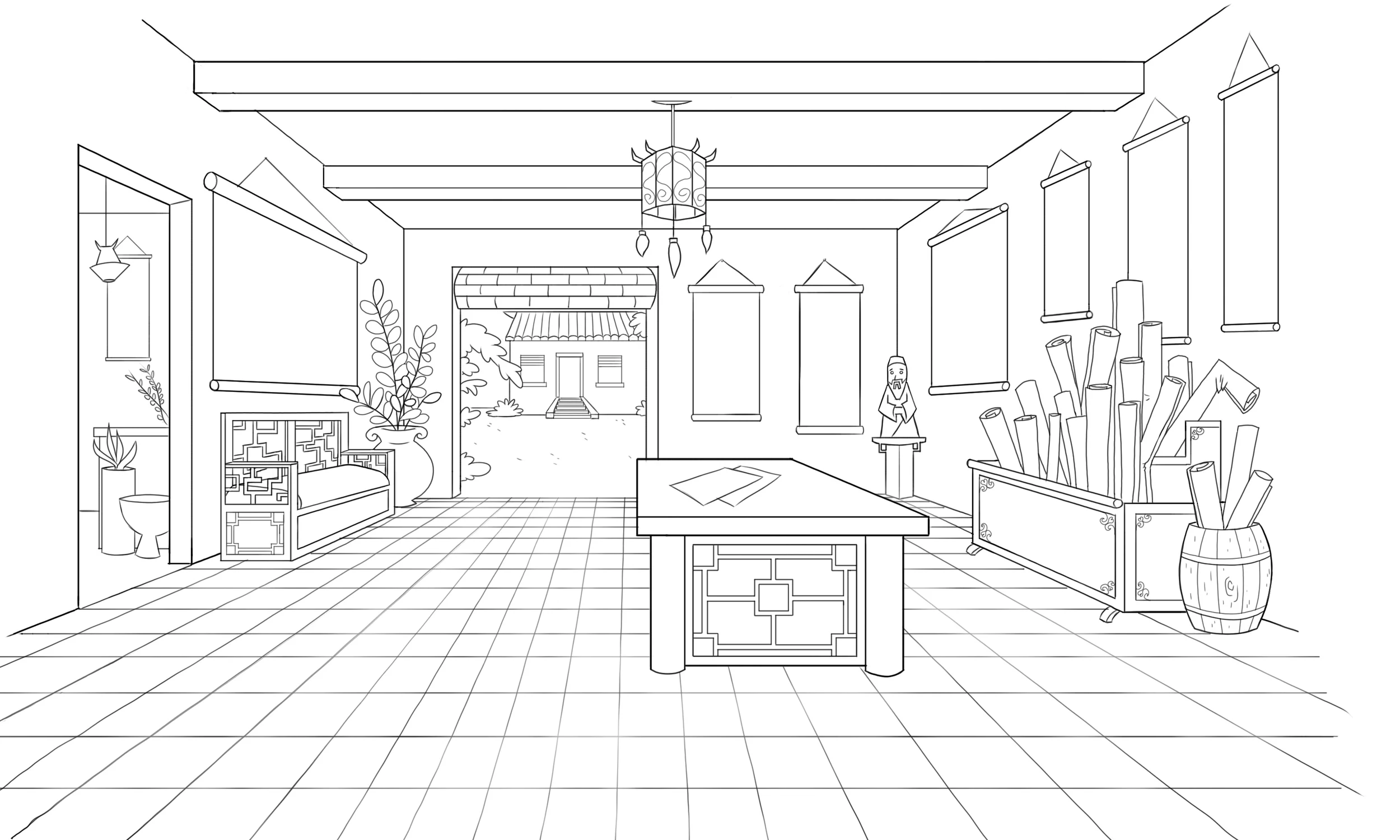 Character/Background Design — Rick Ritter