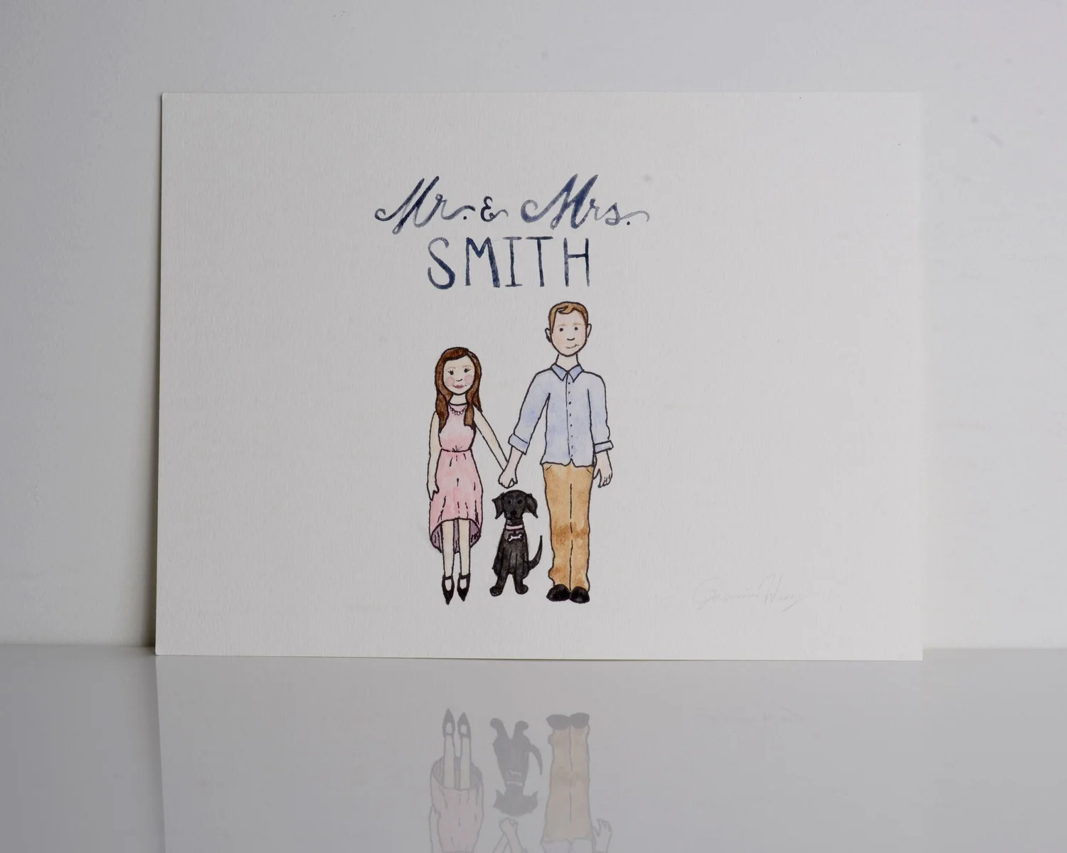 CUSTOM COUPLE ILLUSTRATION ROUND UP — Jasmine Wisz Fine Art