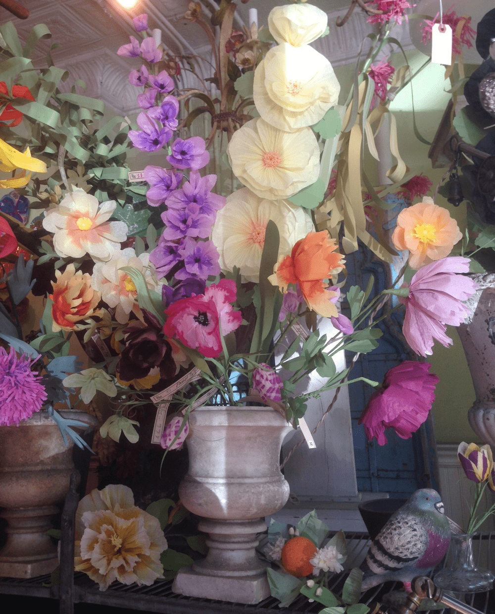 A PAPER GARDEN FROM LIVIA CETTI OF THE GREEN VASE — STYLEBEAT