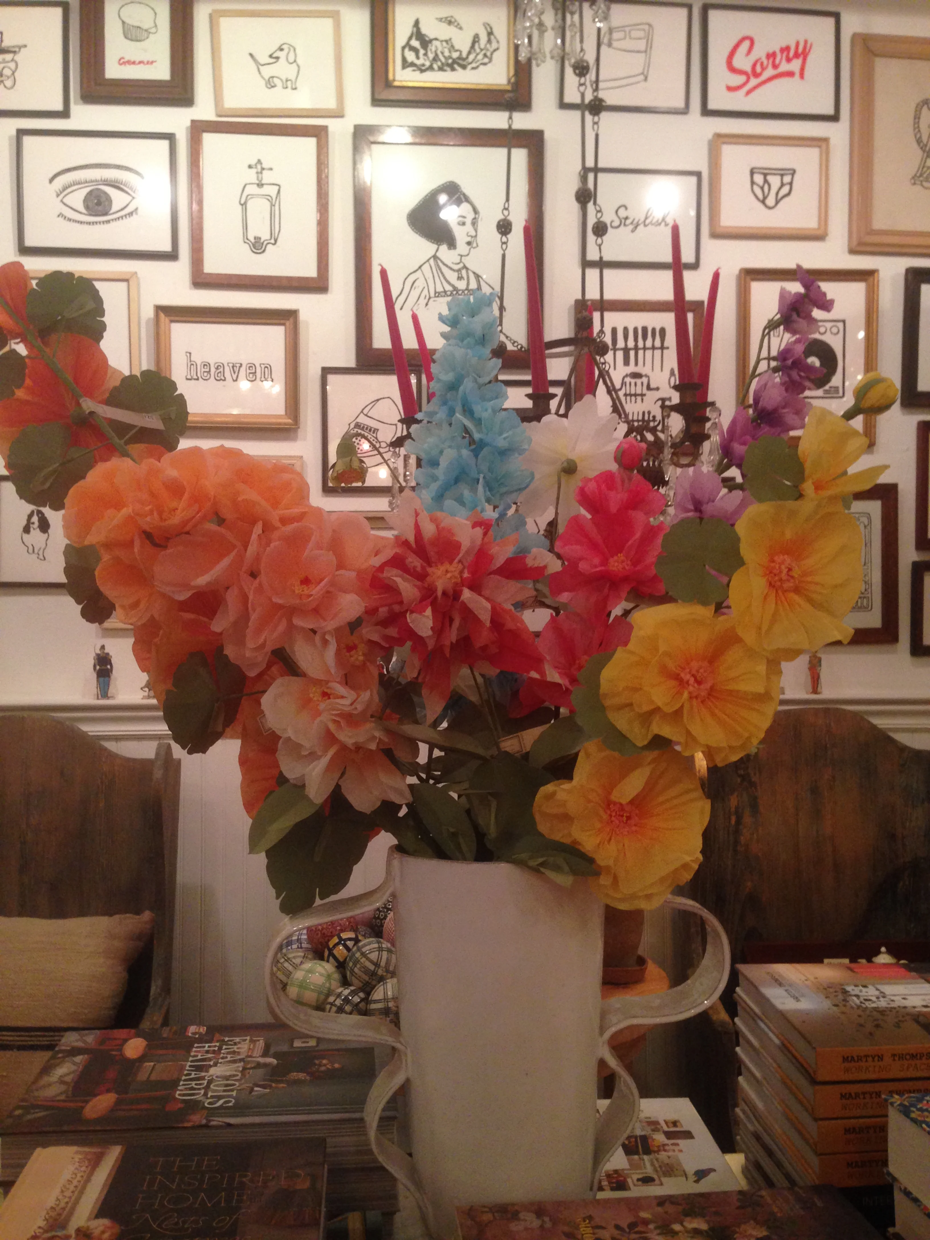 A PAPER GARDEN FROM LIVIA CETTI OF THE GREEN VASE — STYLEBEAT