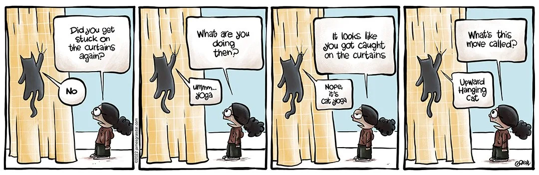 Cat 'n Kid Comic Strip — James Grasdal