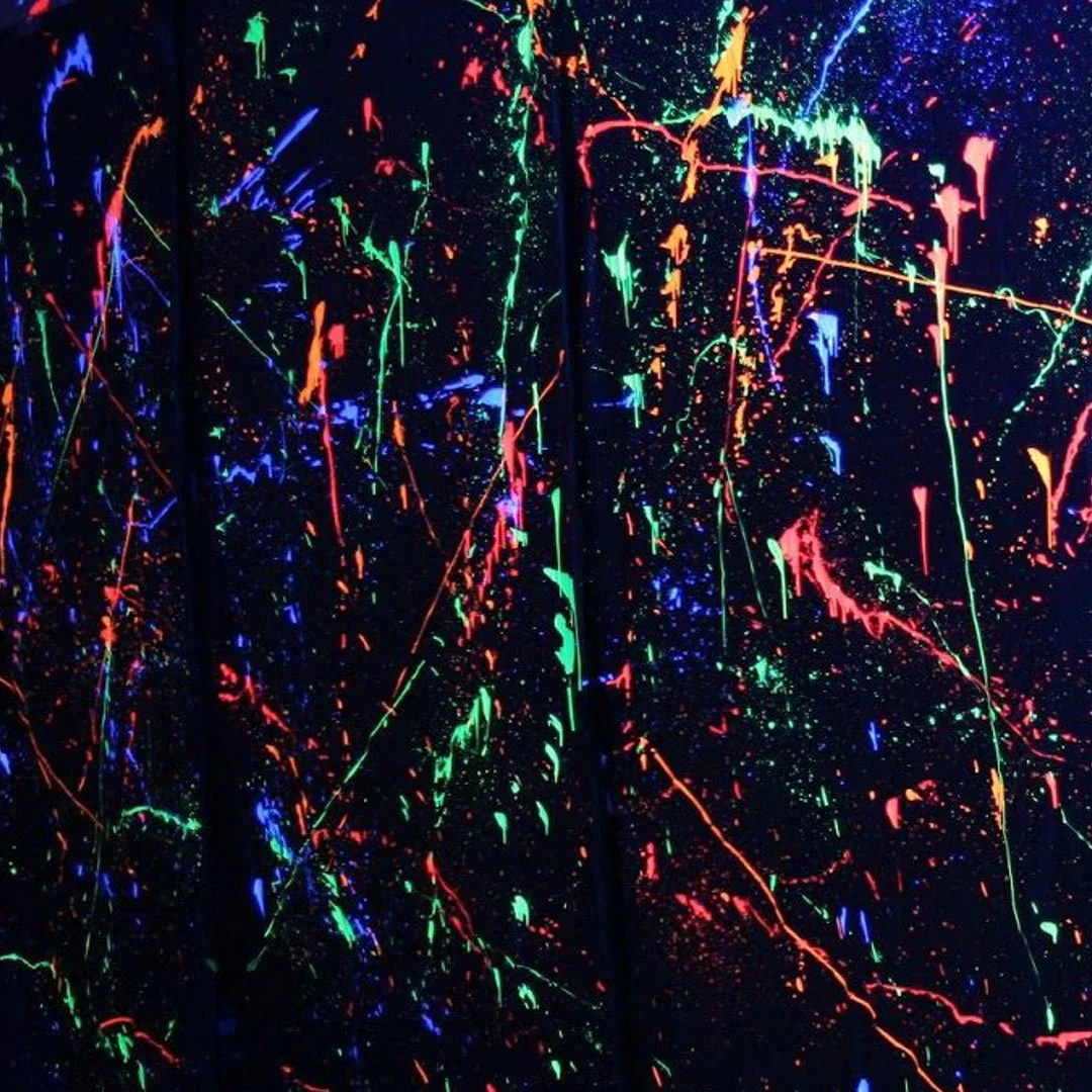 Black Light Paint Room