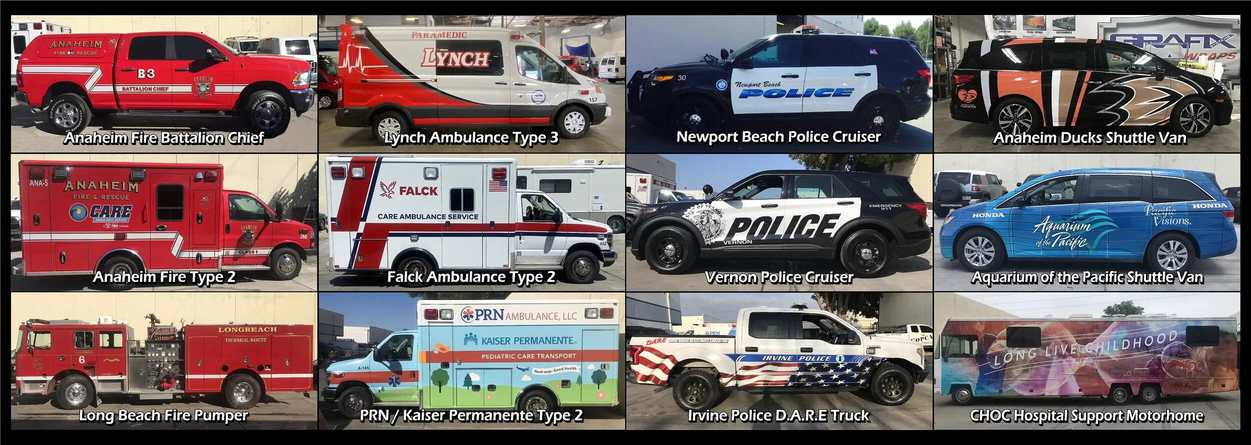 Emergency Vehicle Graphics & Fleet Graphics-Grafix Systems
