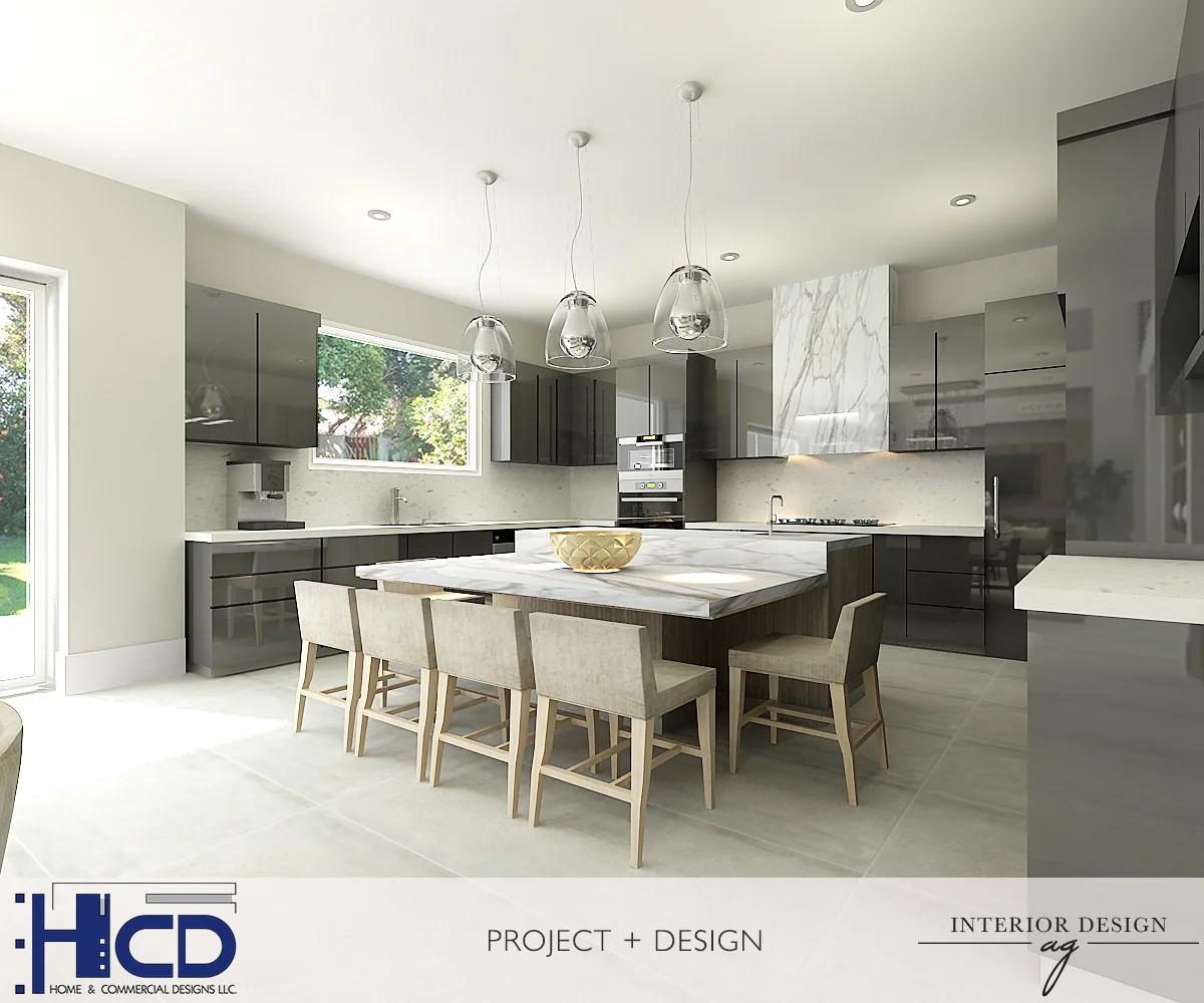 INTERIOR RENDERS — HOME AND COMMERCIAL DESIGNS, LLC.