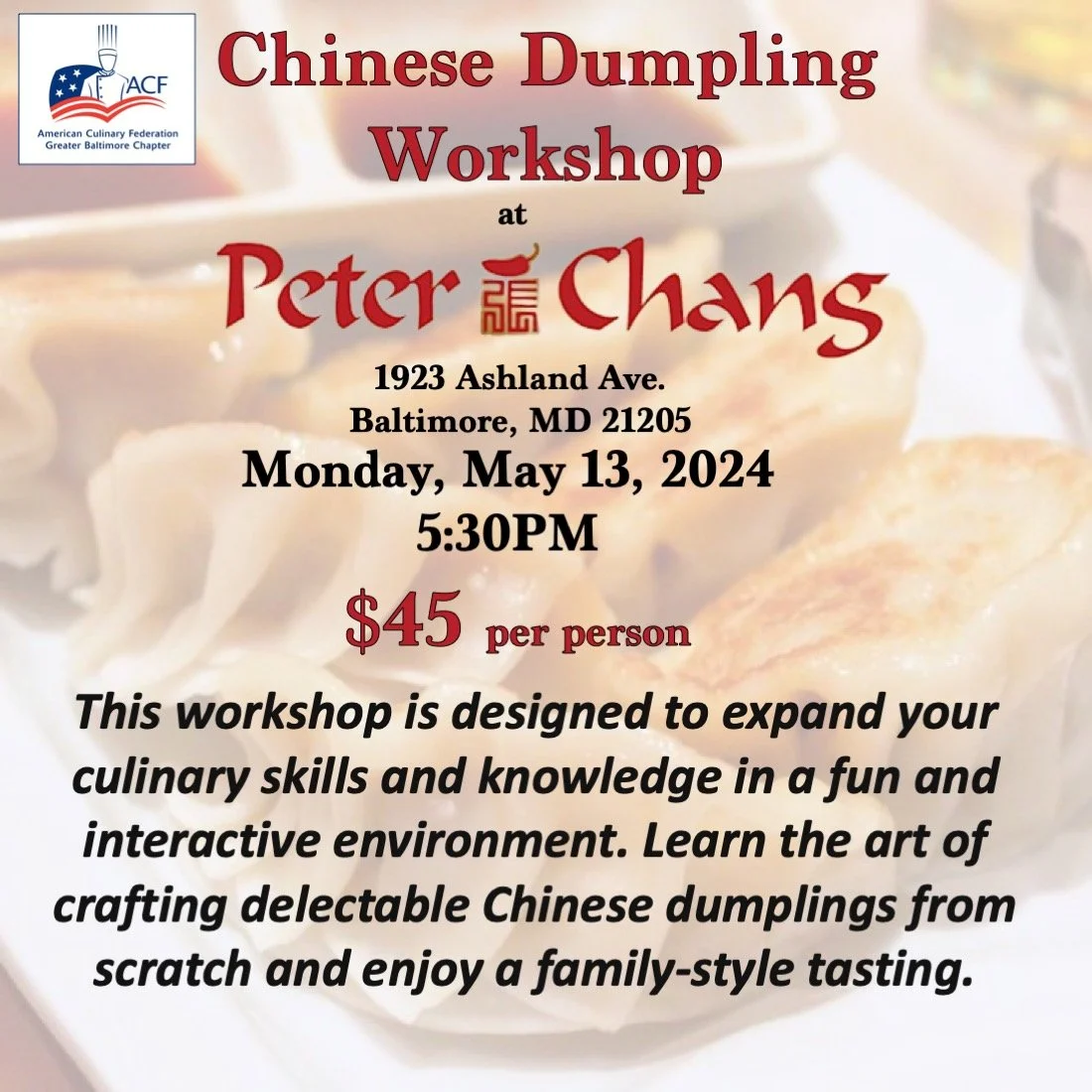 Products — ACF Greater Baltimore Chapter