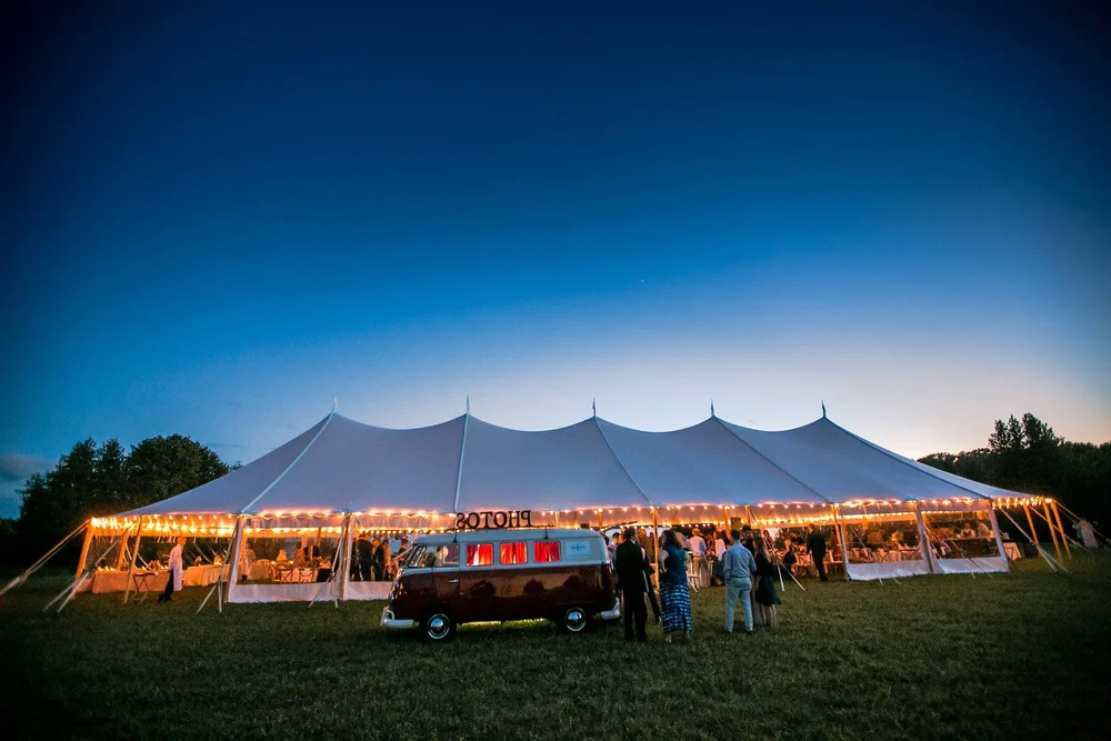 Wedding Tent Night