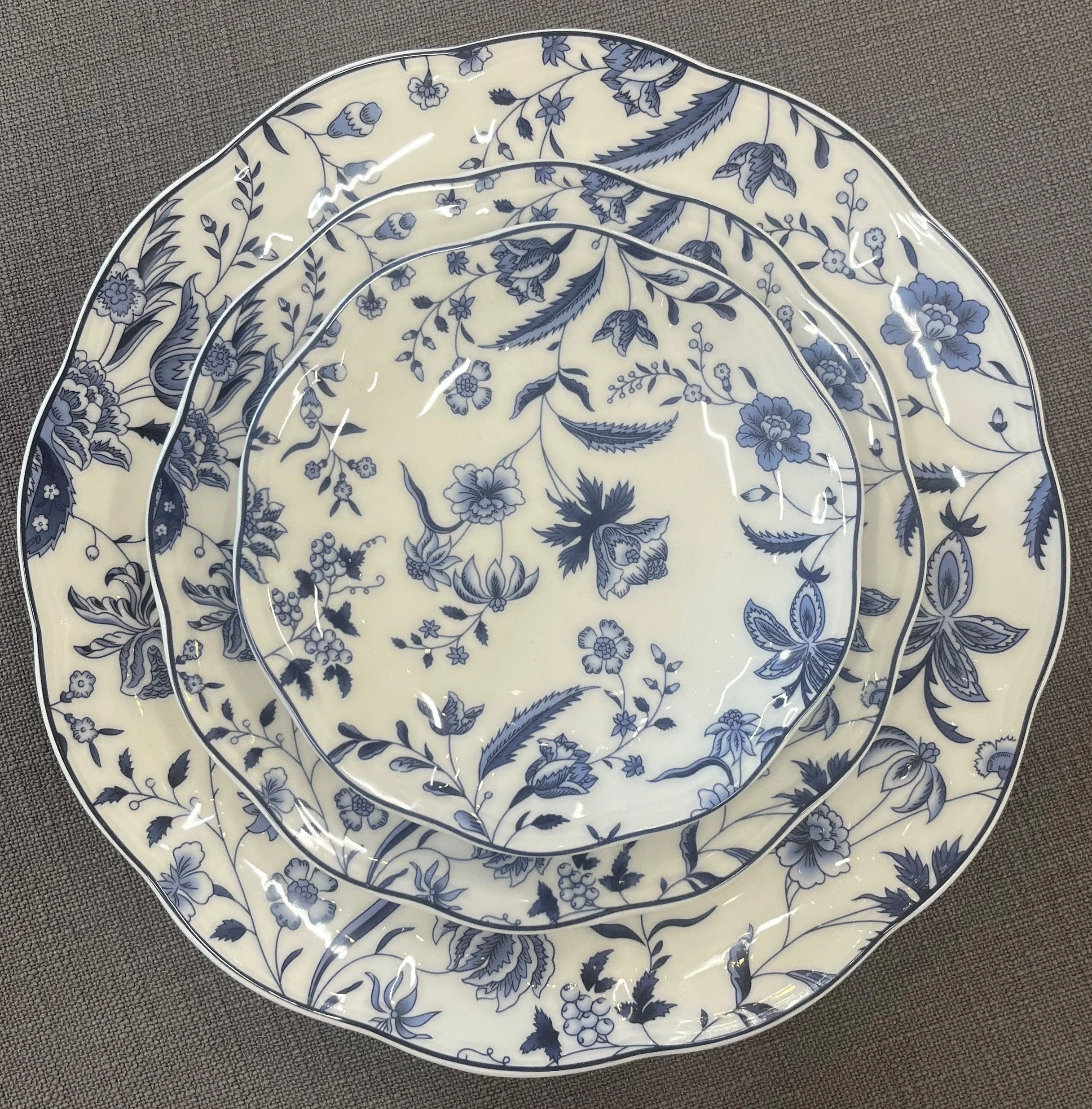 Dinnerware Rentals including elegant china and modern glass place settings — Vermont Tent Company