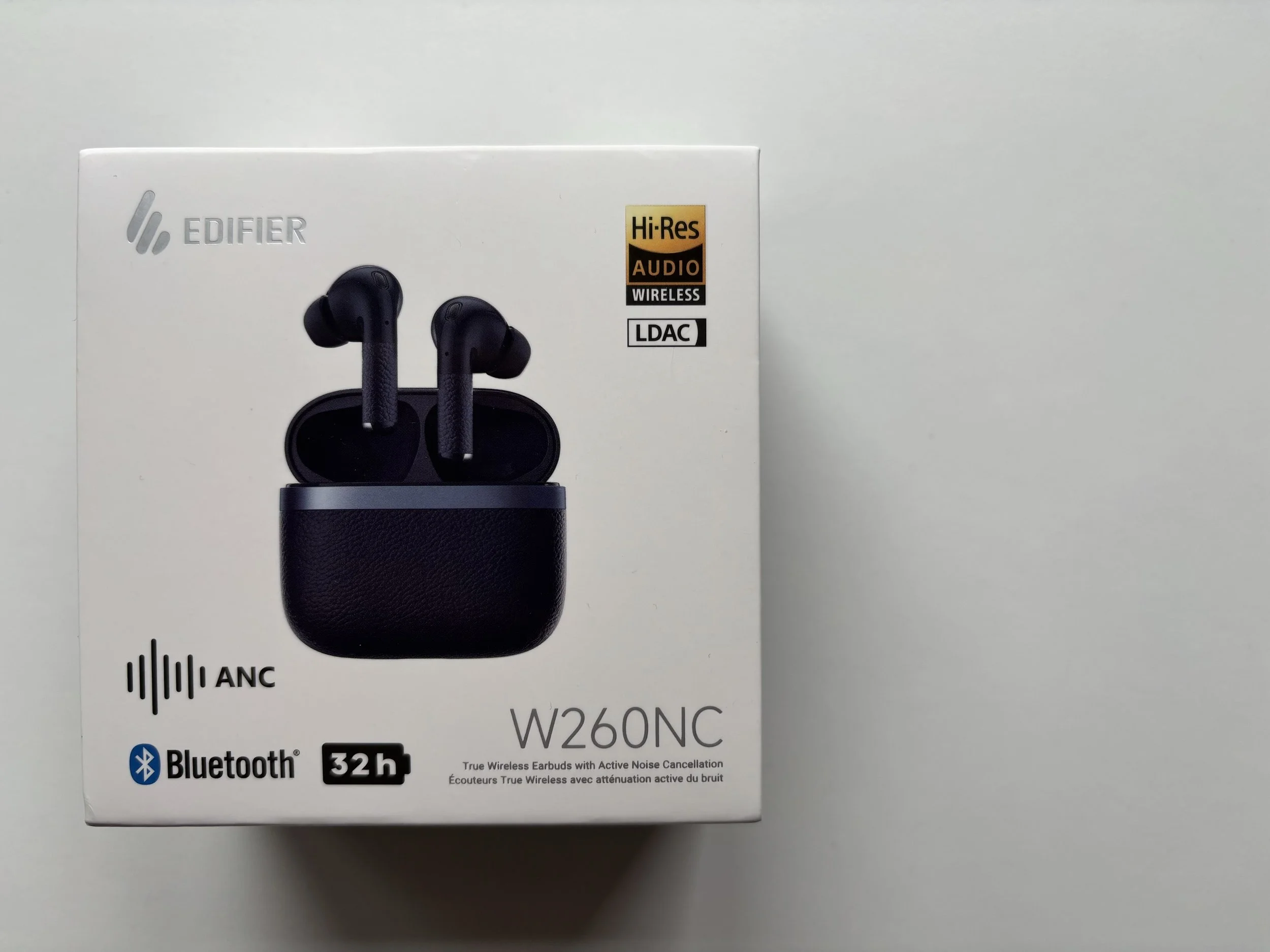 Review Edifier W260NC Earbuds Active Noise Cancelling and Hi Res Audio ...