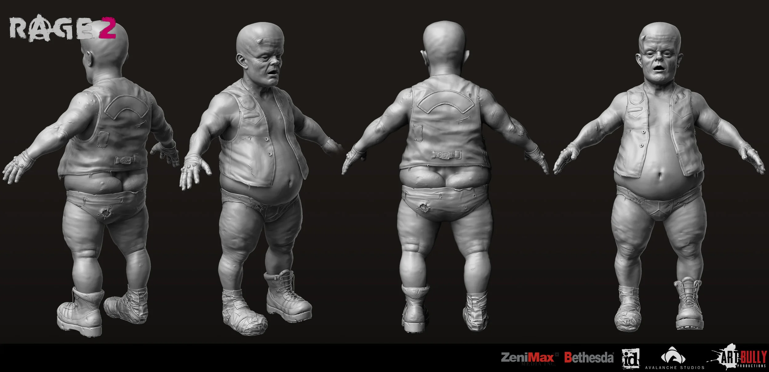 Rage 2 Character Gallery — Art Bully Productions LLC - Game and ...