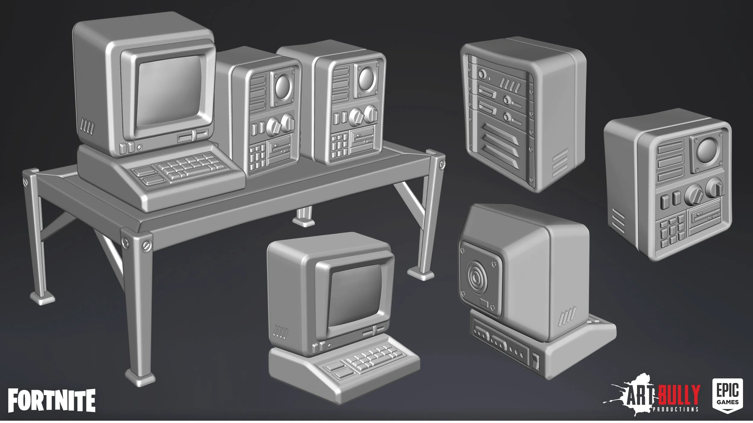 Fortnite Props Gallery — Art Bully Productions LLC - Game and Cinematic ...