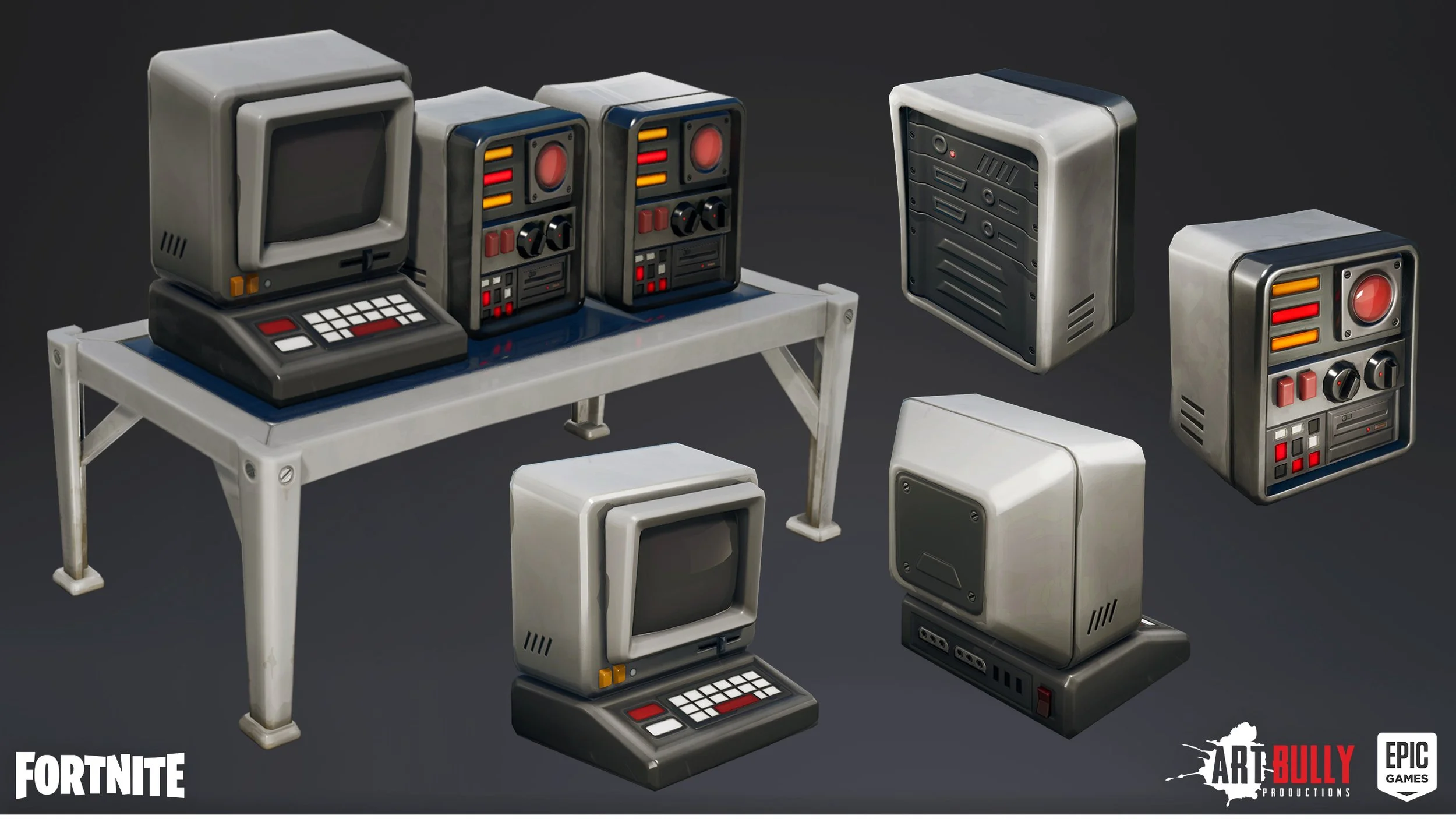 Fortnite Props Gallery — Art Bully Productions LLC - Game and Cinematic ...