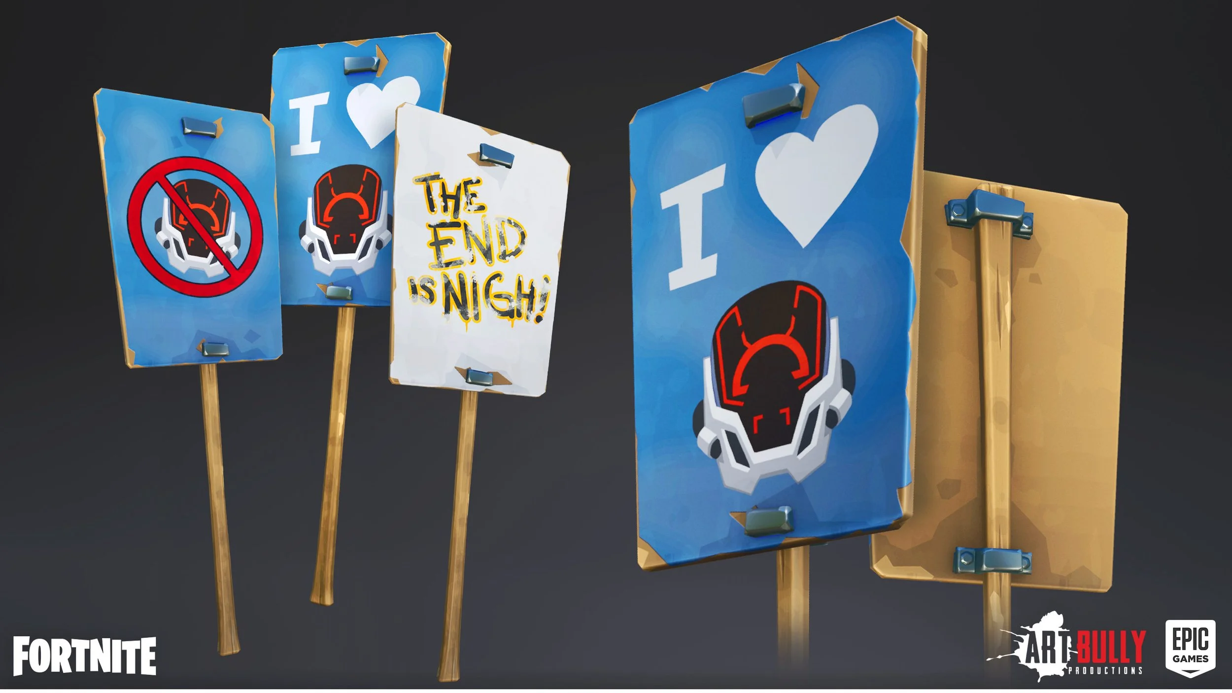 Fortnite Props Gallery — Art Bully Productions LLC - Game and Cinematic ...