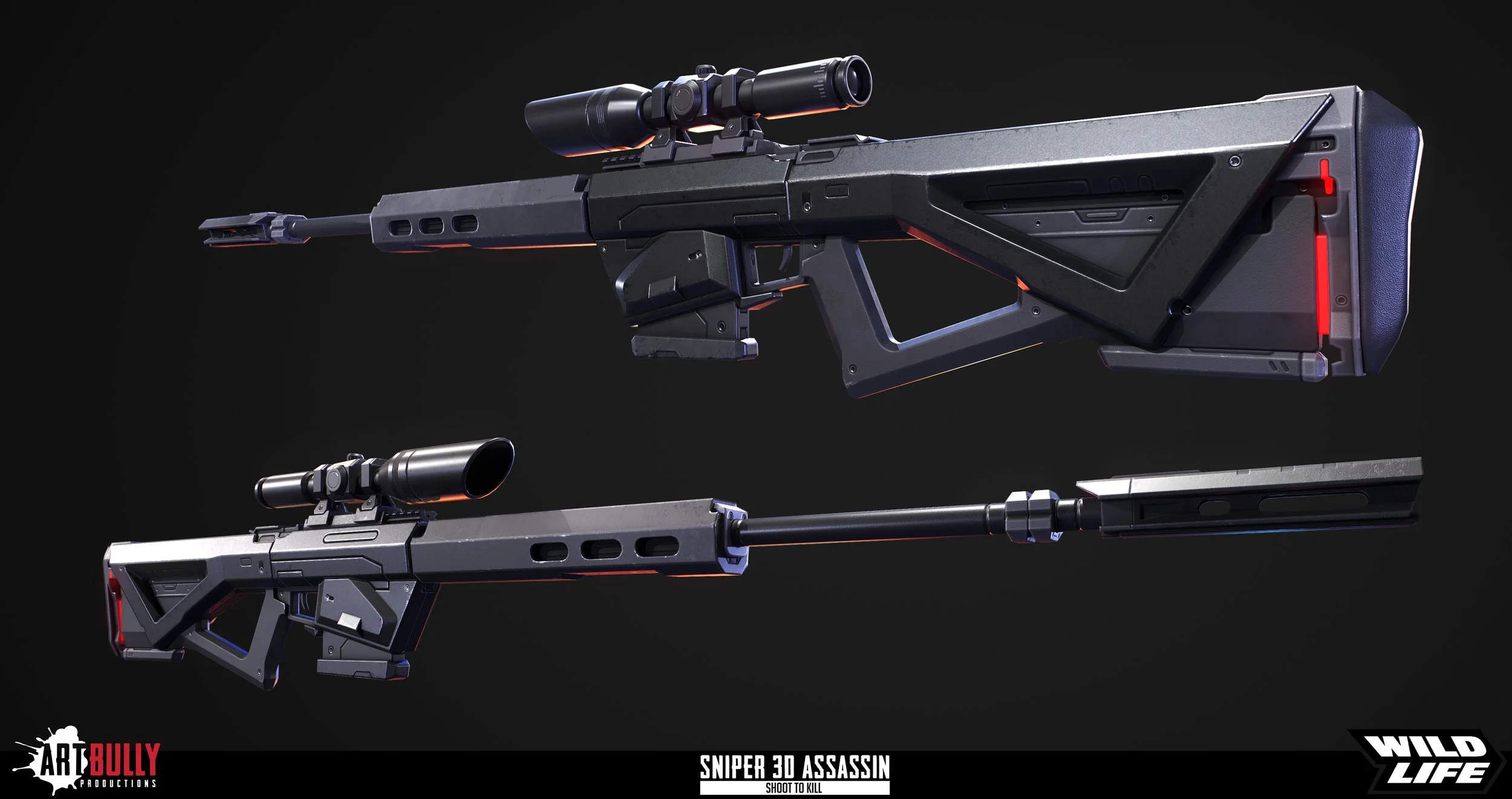 Sniper Rifle Concept Art