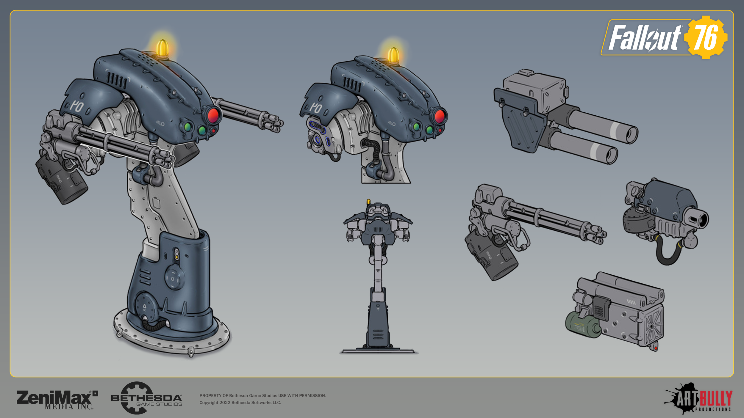 Fallout 76 2d Weapons — Art Bully Productions LLC - Game and Cinematic ...