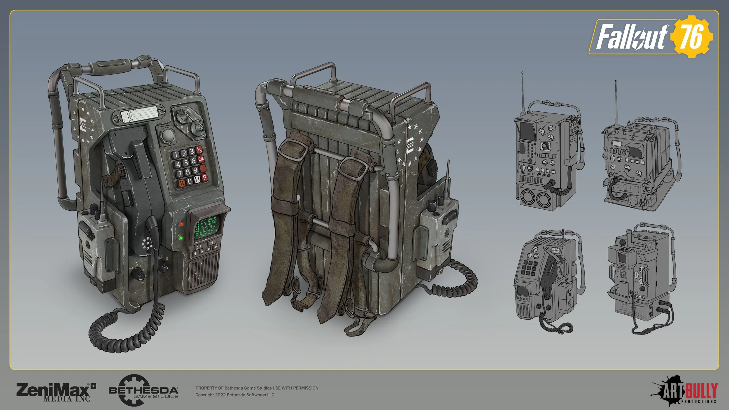 Fallout 76 2d Props — Art Bully Productions LLC - Game and Cinematic ...