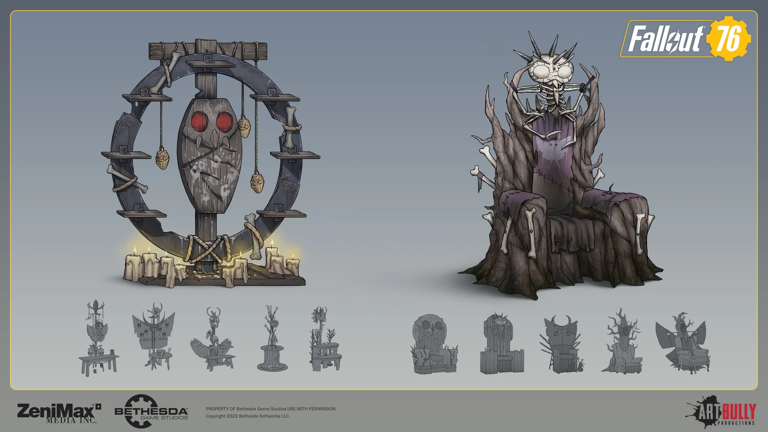 Fallout 76 2d Props — Art Bully Productions LLC - Game and Cinematic ...
