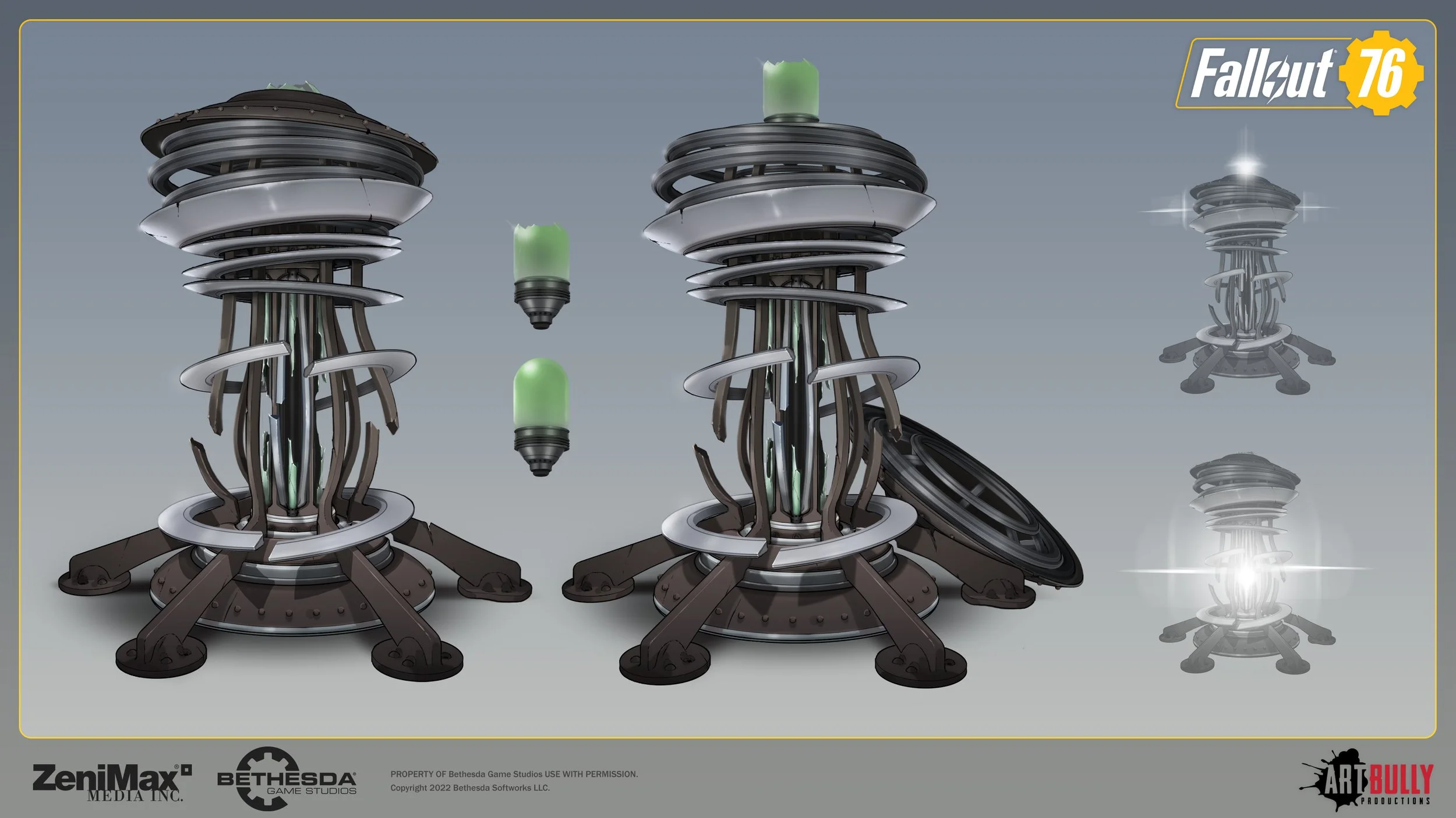 Fallout 76 2d Props — Art Bully Productions LLC - Game and Cinematic ...