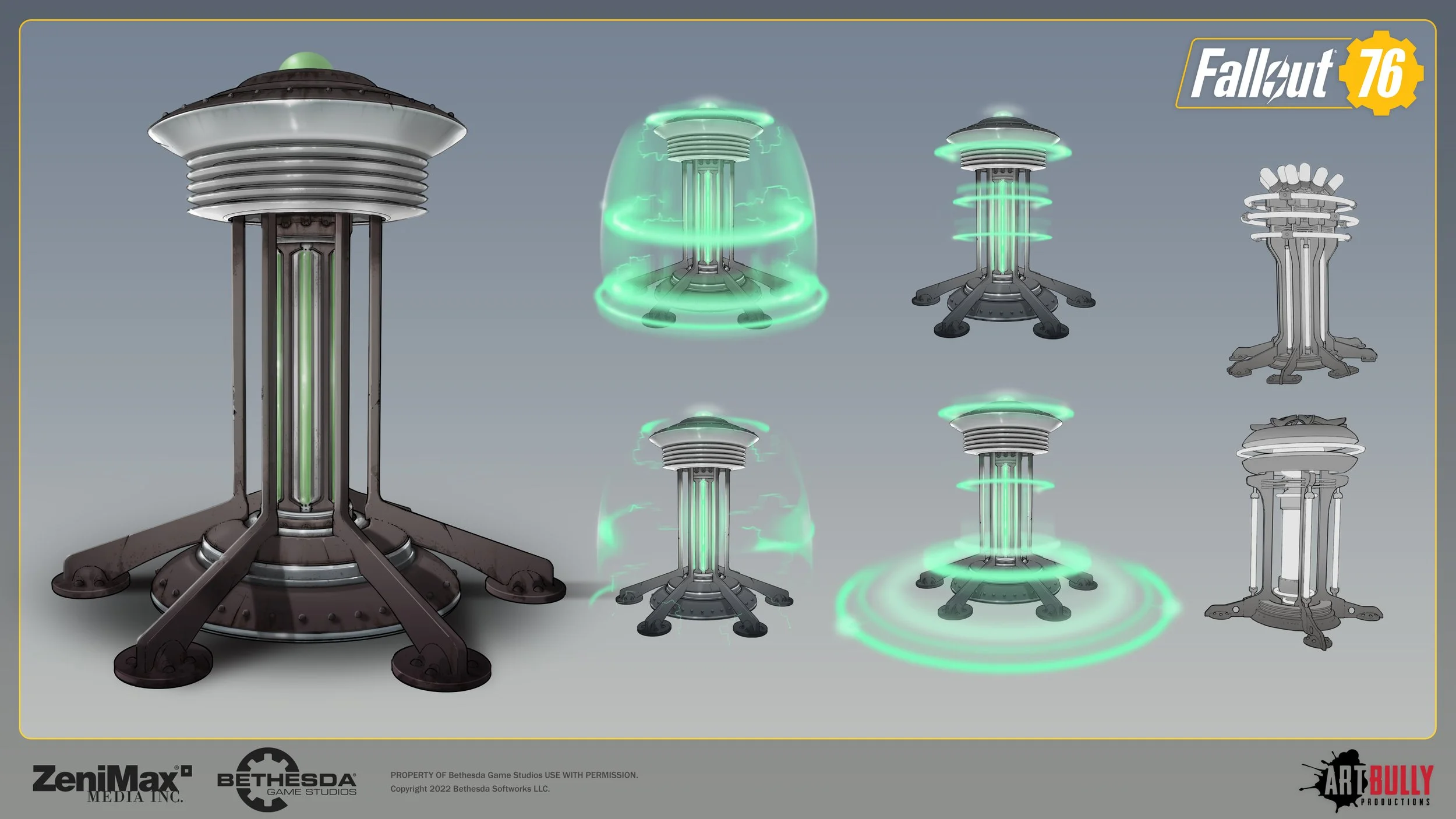 Fallout 76 2d Props — Art Bully Productions LLC - Game and Cinematic ...