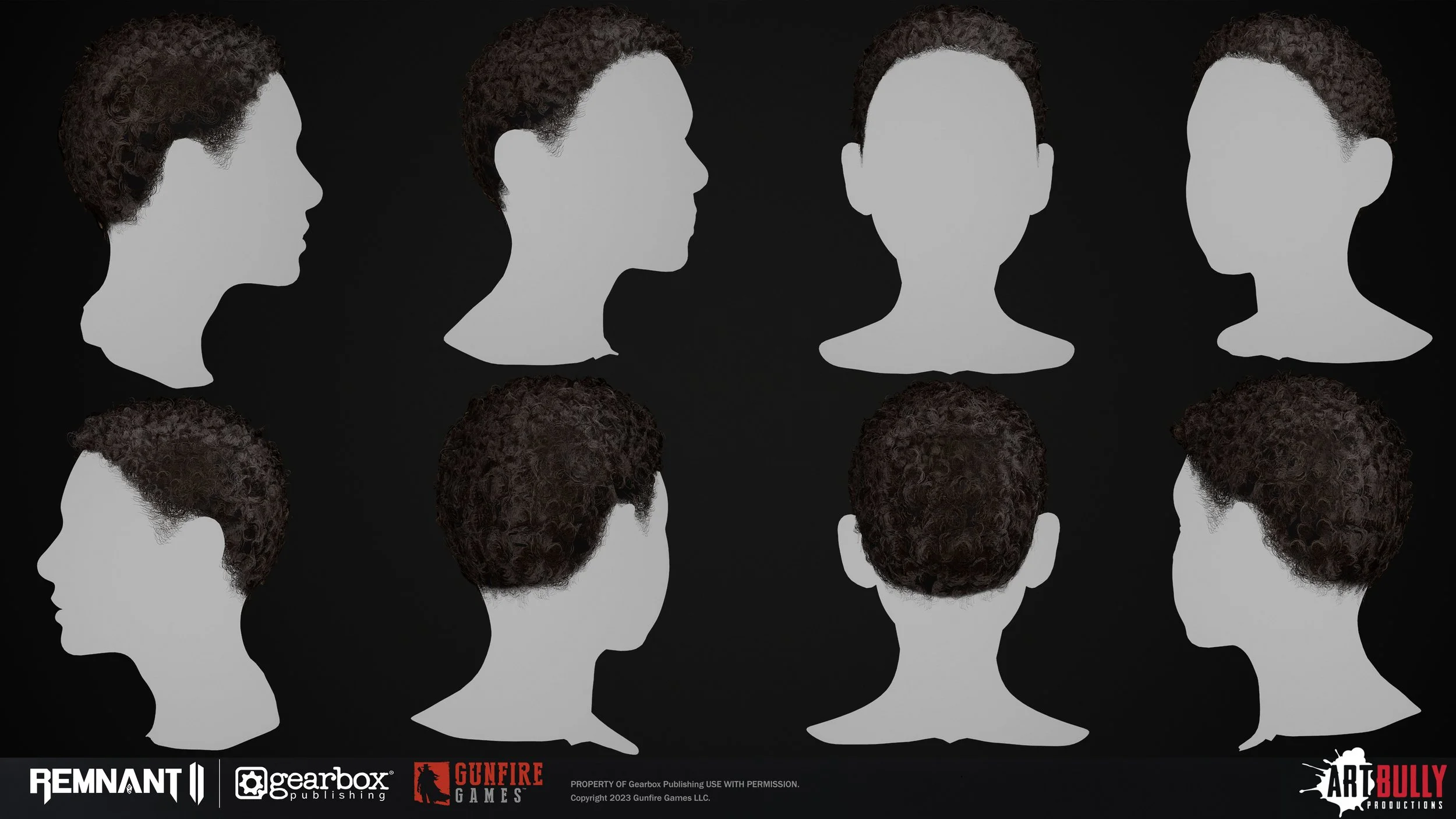 Character Hair — Art Bully Productions LLC - Game and Cinematic Art ...