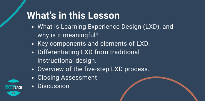 Lesson 1: Introduction to Learning Experience Design (LXD) — 24/7 Teach