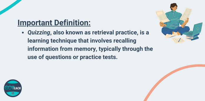 Lesson 4: Quizzing or Retrieval Practice — 24/7 Teach