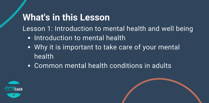 Lesson 1: Introduction to Mental Health and Wellbeing — 24/7 Teach
