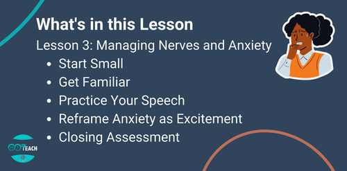 Lesson 3: Managing Nerves and Anxiety — 24/7 Teach