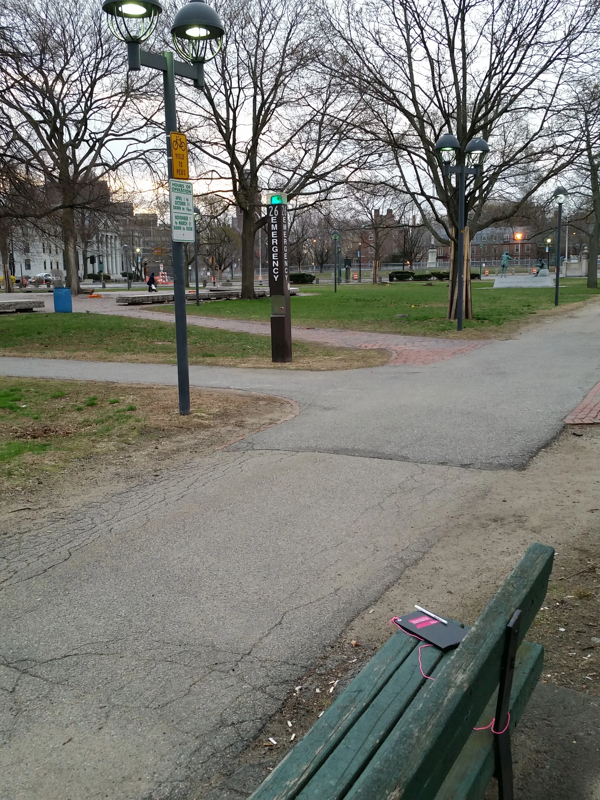 Boston — Bench Diary