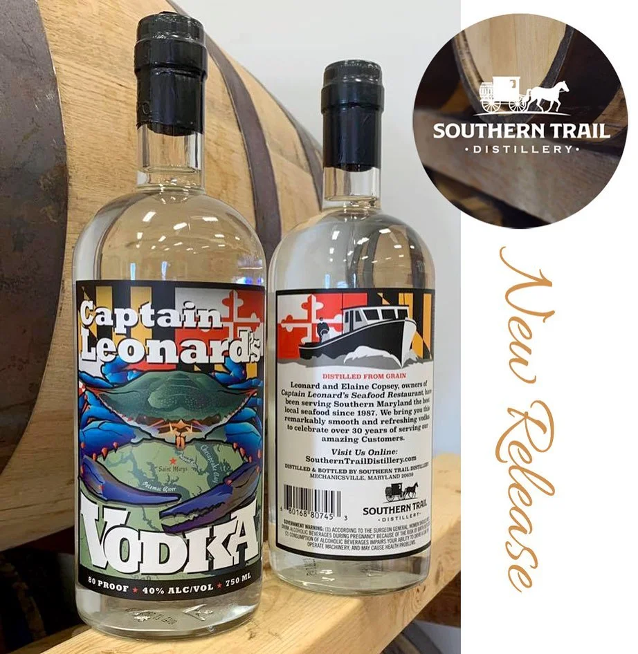 New Vodka label design for Southern Trail Distillery — JOE BARSIN ...