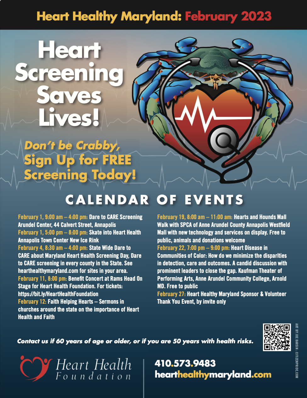 Honored to Brand the Heart Healthy Maryland Screening Drive! — JOE ...