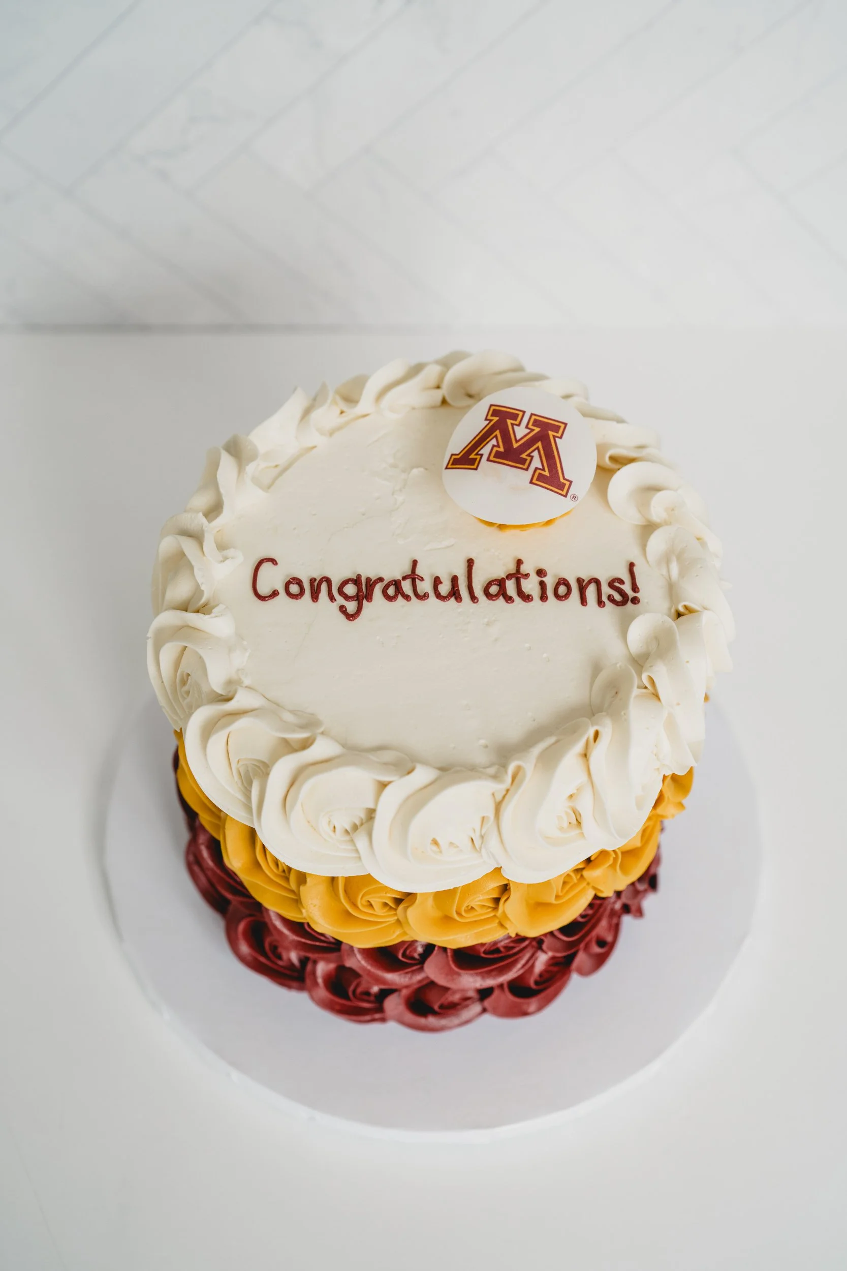 Graduation Rosette Cake — Amy's Cupcake Shoppe