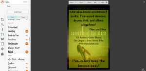 For writers: How to make a "please pre-order" book graphic — whimsydark