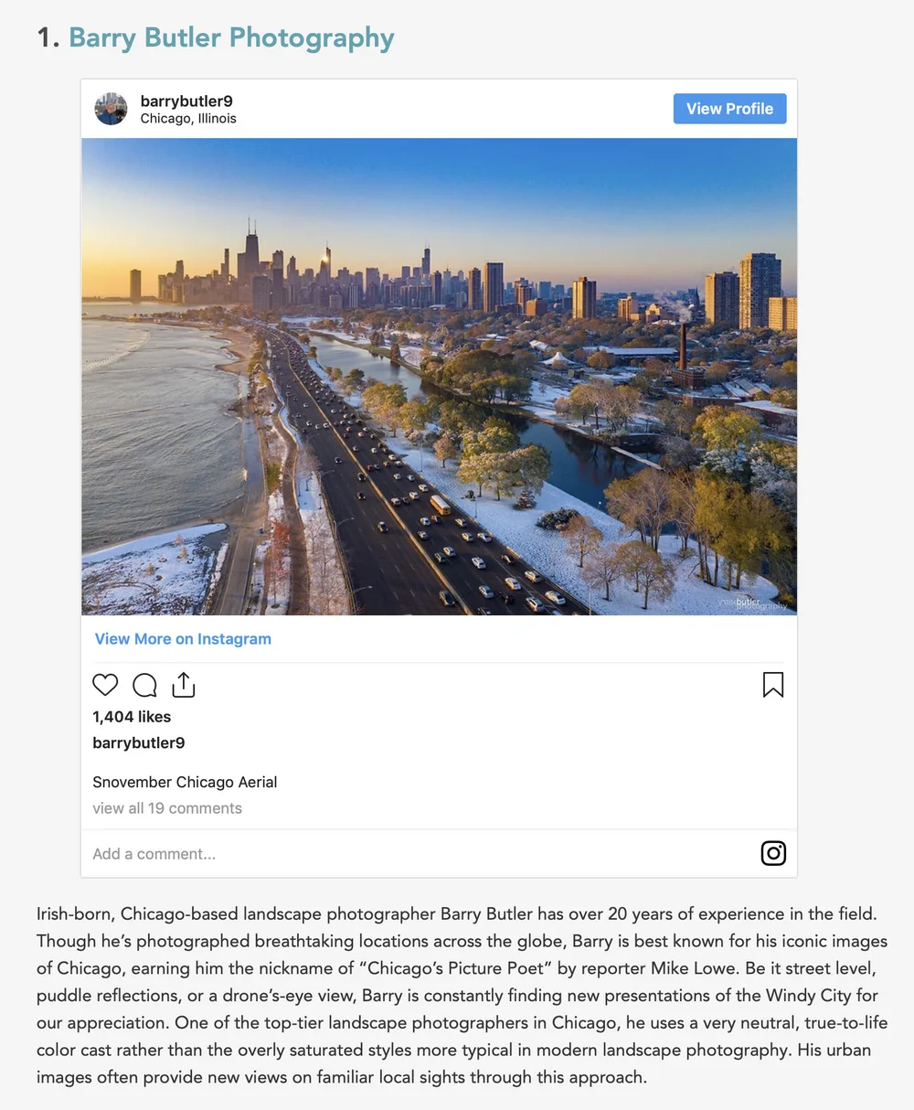 In The News — Barry Butler Photography
