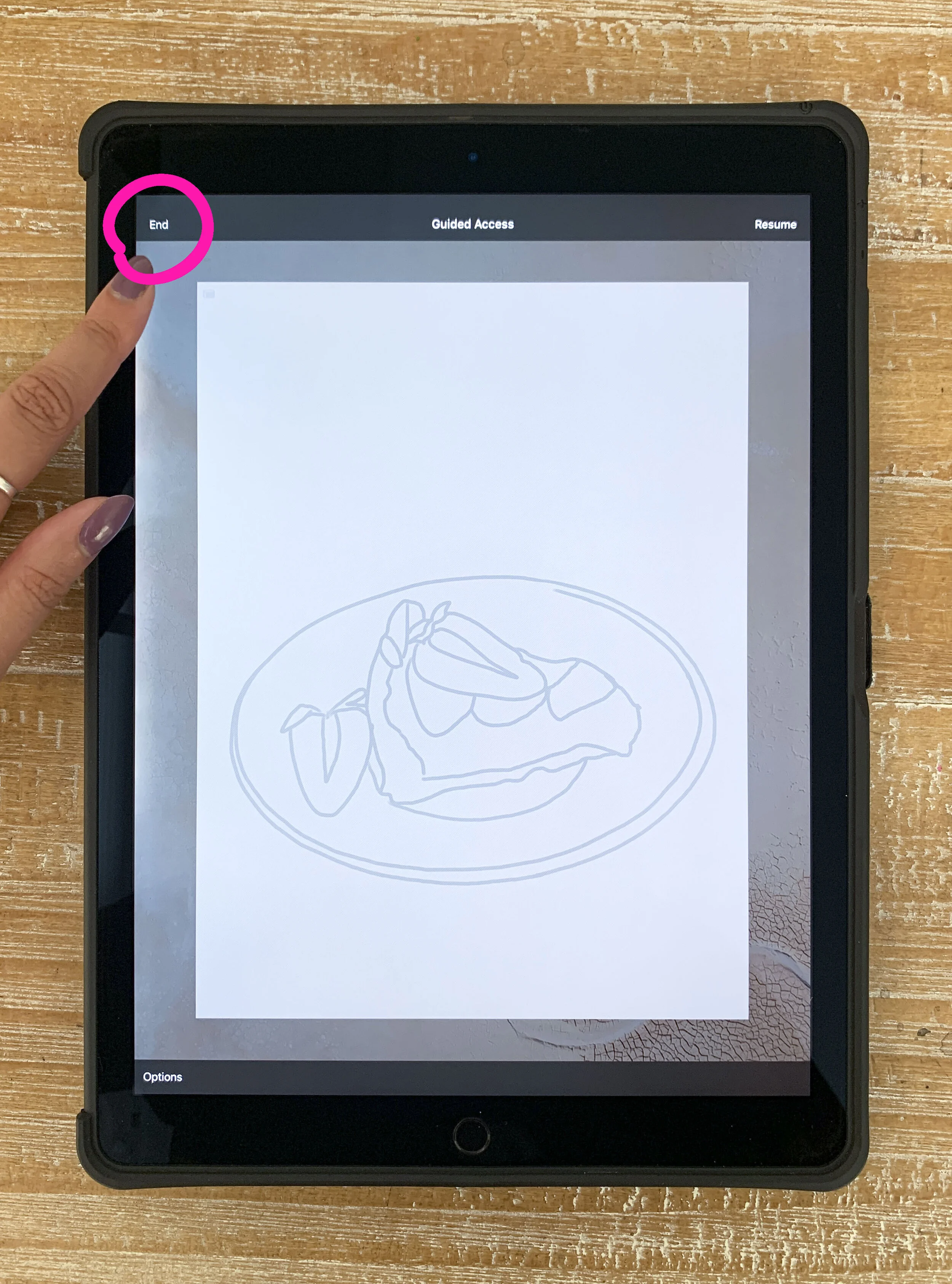By Annie B. - Hot Tip: Tracing on an iPad or iPhone