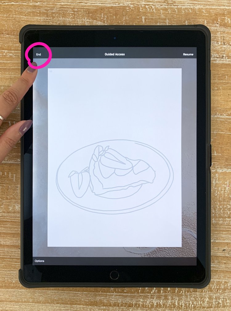 By Annie B. - Hot Tip: Tracing on an iPad or iPhone