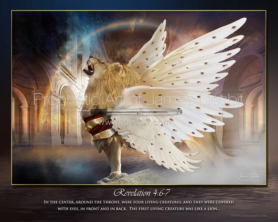 Lion With Angel Wings