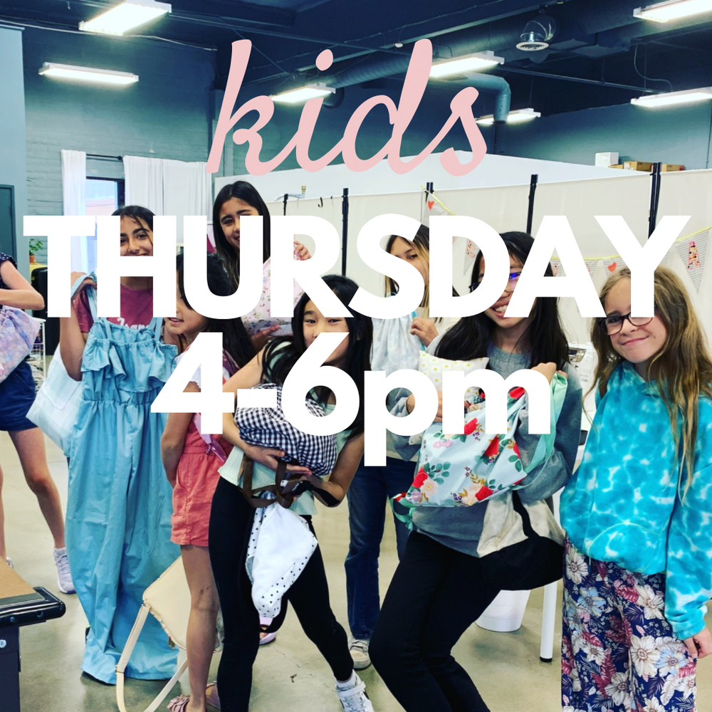 kids weekly classes — Sewing Lab Los Alamitos