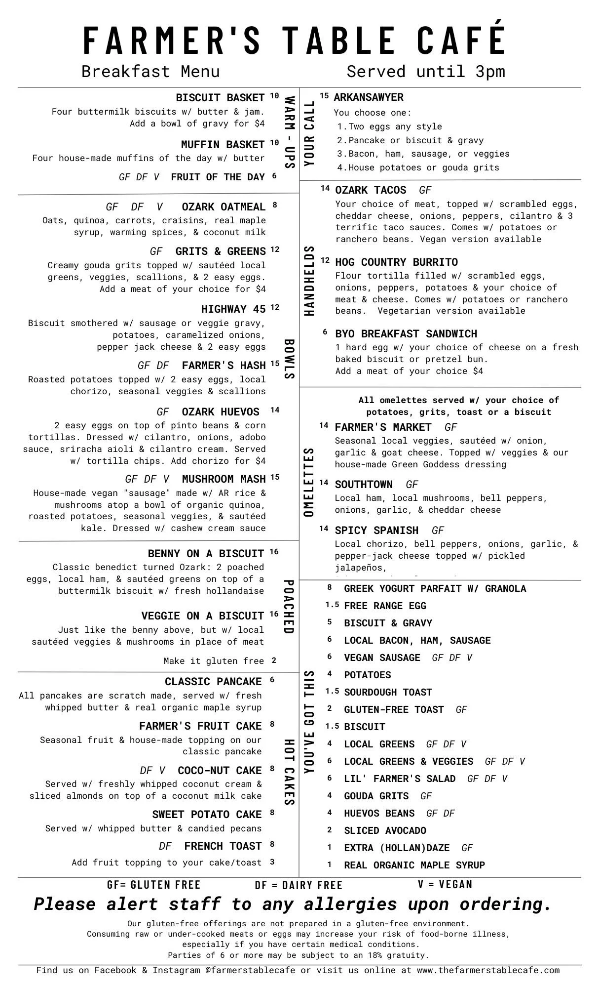 The Farmer's Table Cafe