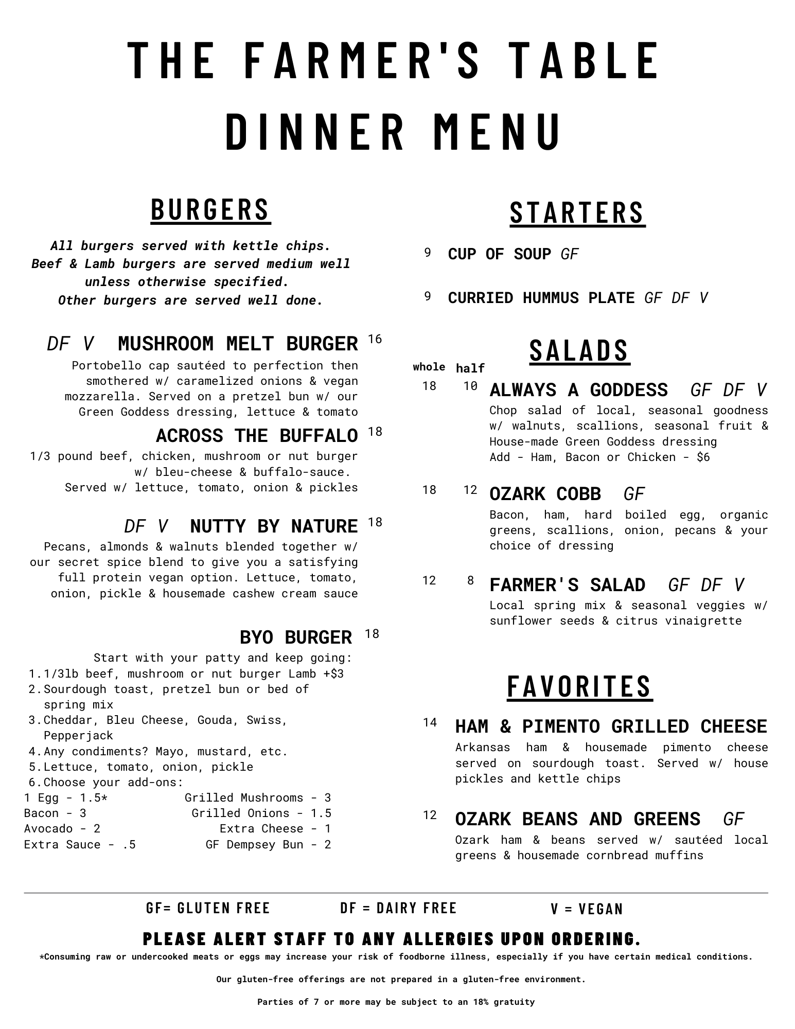 The Farmer's Table Cafe