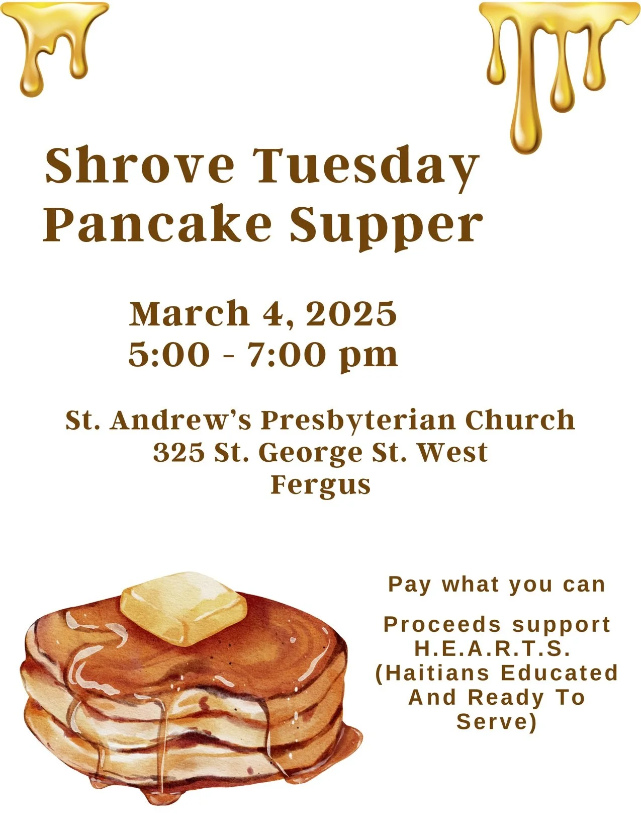 Upcoming — St Andrew's Presbyterian Church