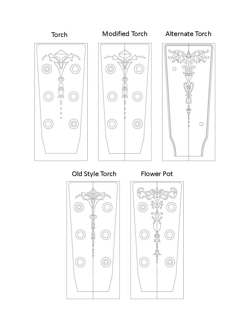 Head Plate — Custom Guitar Galleries