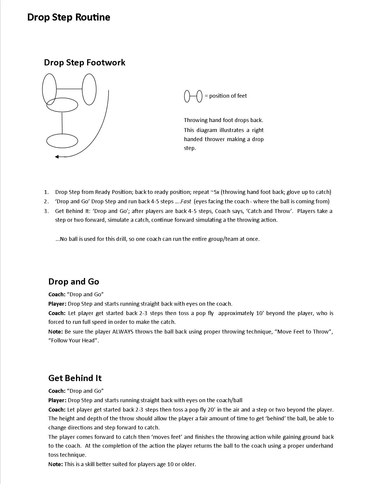 Drills - Skill Building Warm-up — Baseball Positive