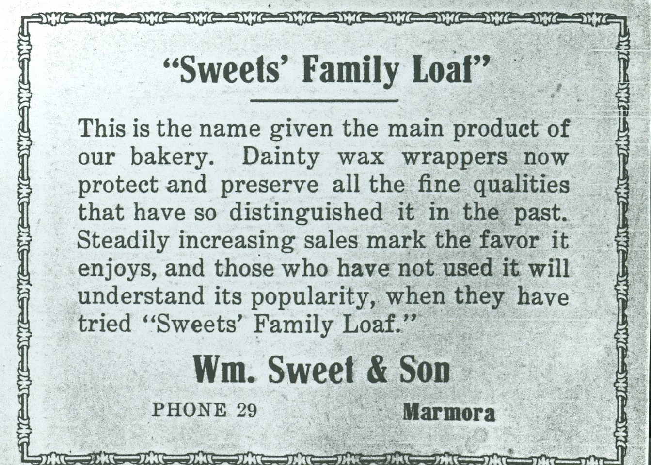 01 Forsyth Street (Cassidy's) — MarmoraHistory.ca
