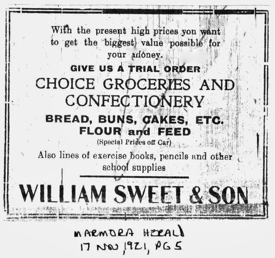 01 Forsyth Street (Cassidy's) — MarmoraHistory.ca