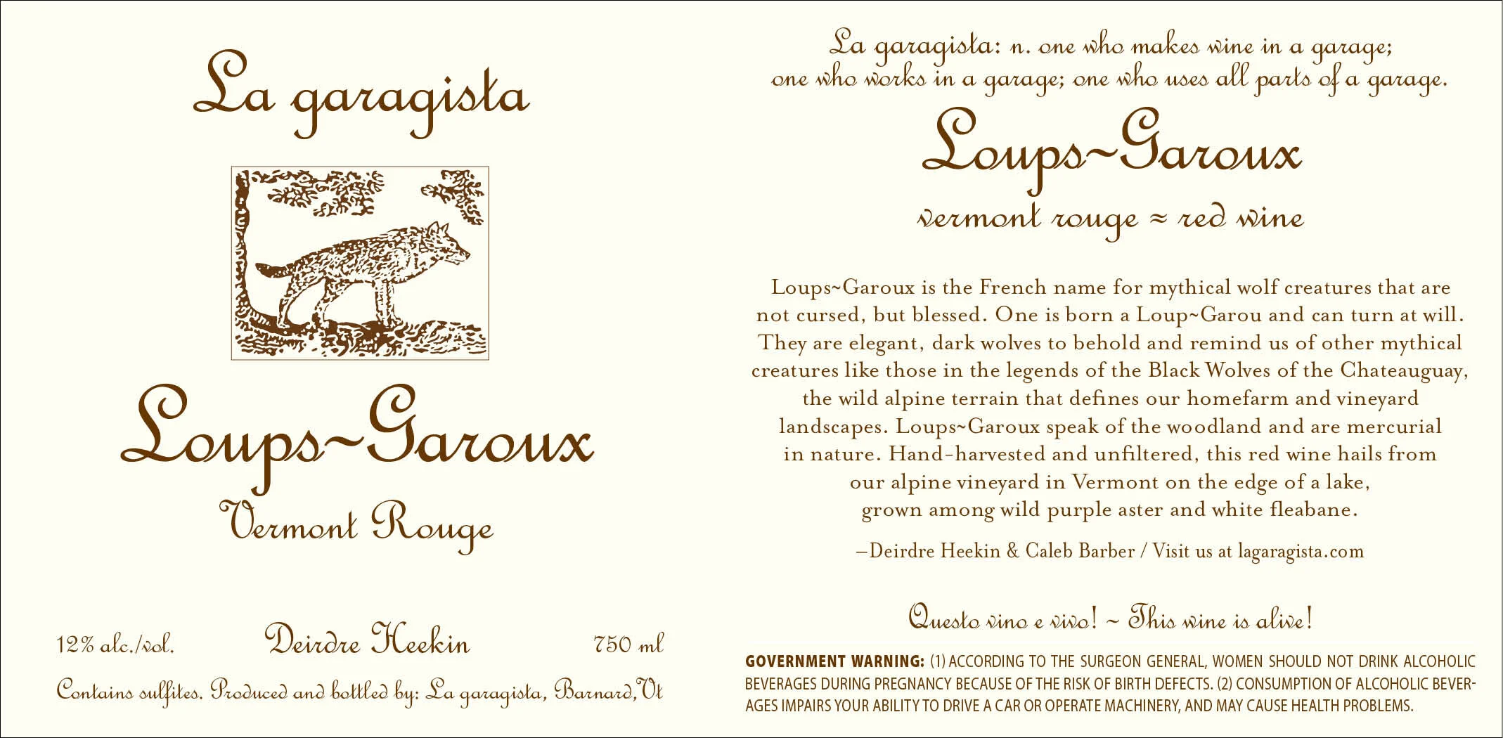 domaine wines — Domaine La Garagista