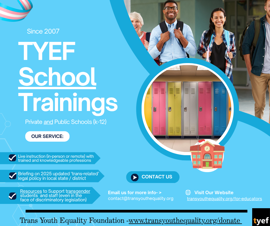 Resources For Educators — Trans Youth Equality Foundation