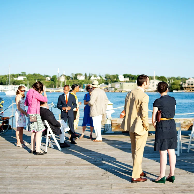 Elegant and Carefree Wedding at the West Chop Club on Martha's Vineyard ...