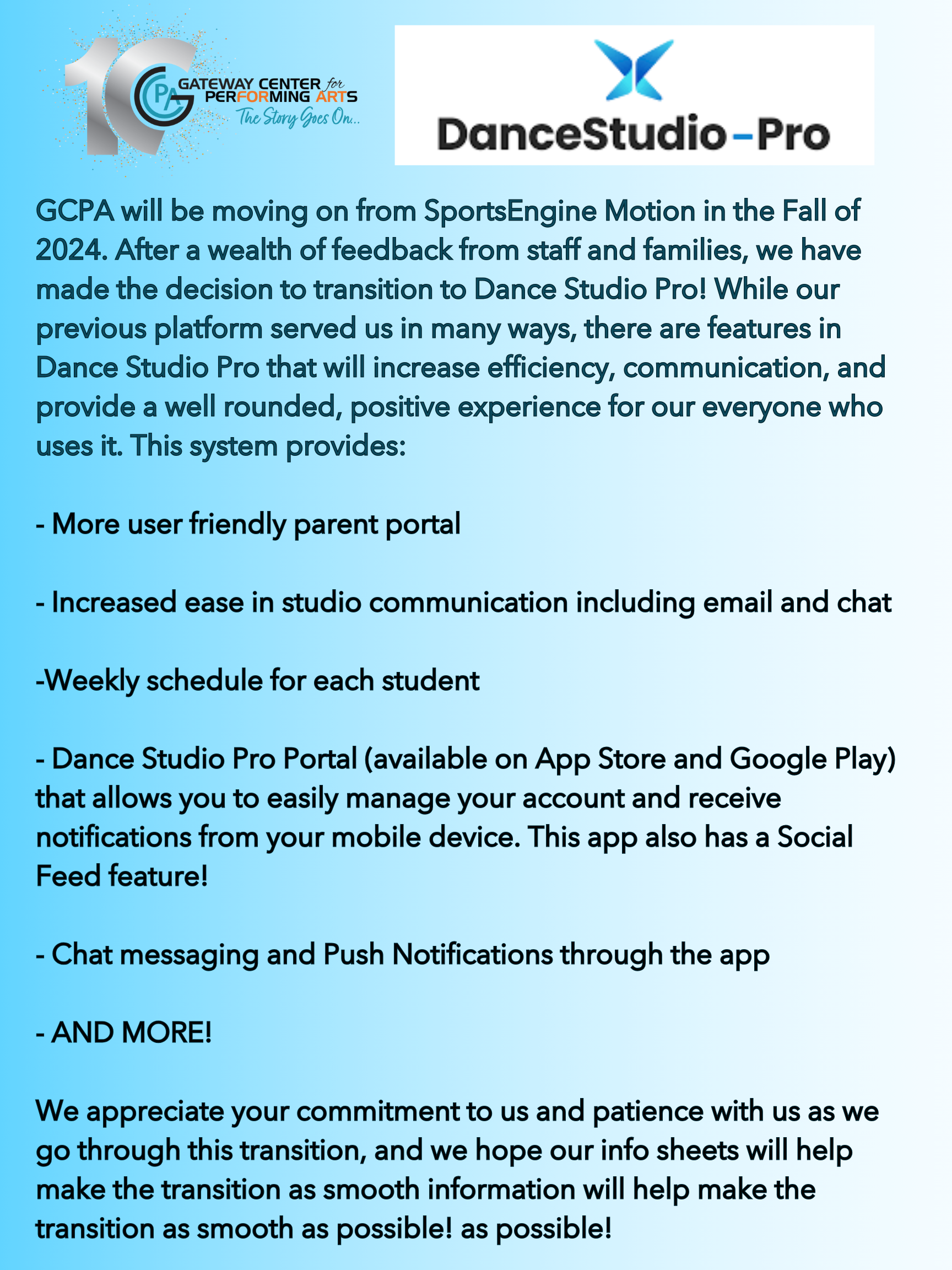 2024-2025 Fall & Spring Classes — GCPA