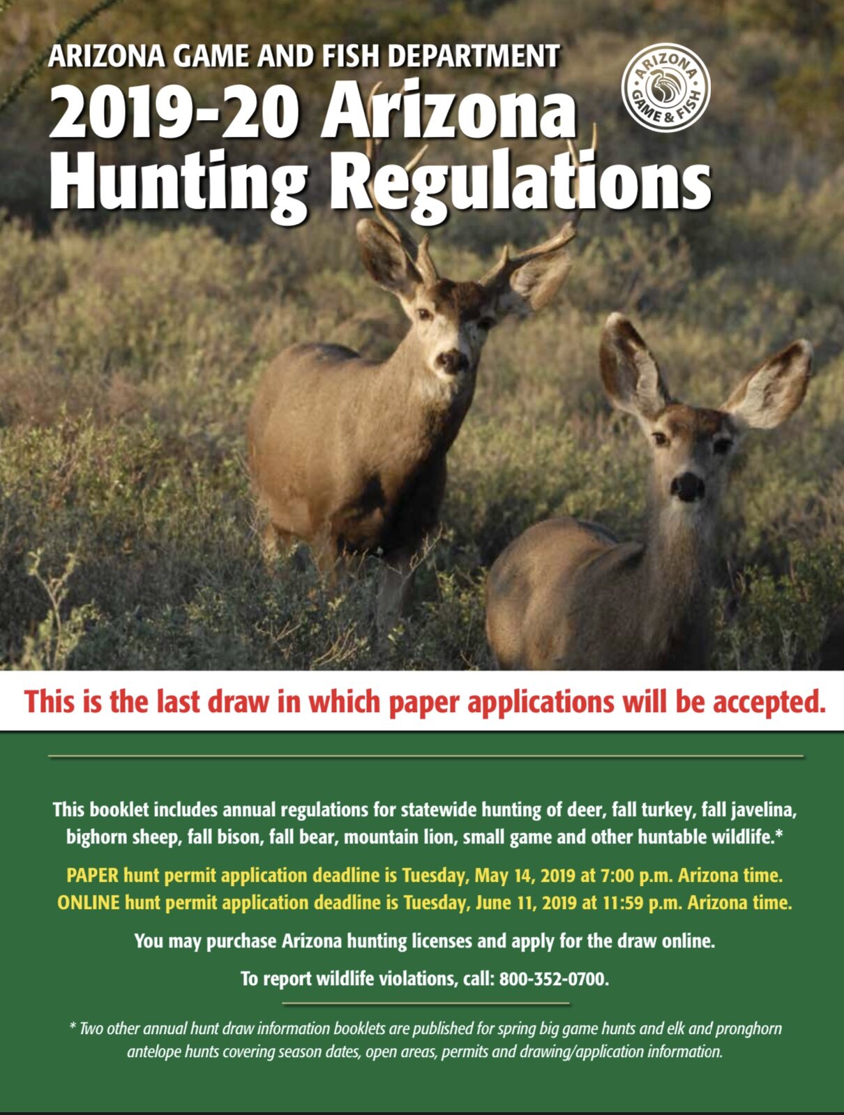 5 Guaranteed Arizona Hunting Tags: Here's How You Can Purchase Next ...